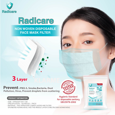 99% Protection Face Mask Filter Pads Activated Breathing 100 pcs -US ...