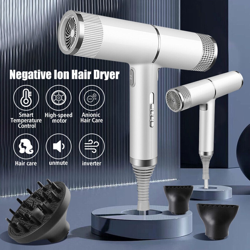 Professional Hair Dryer Blower 2500W Negative Ionic Blow Fan Styler ...