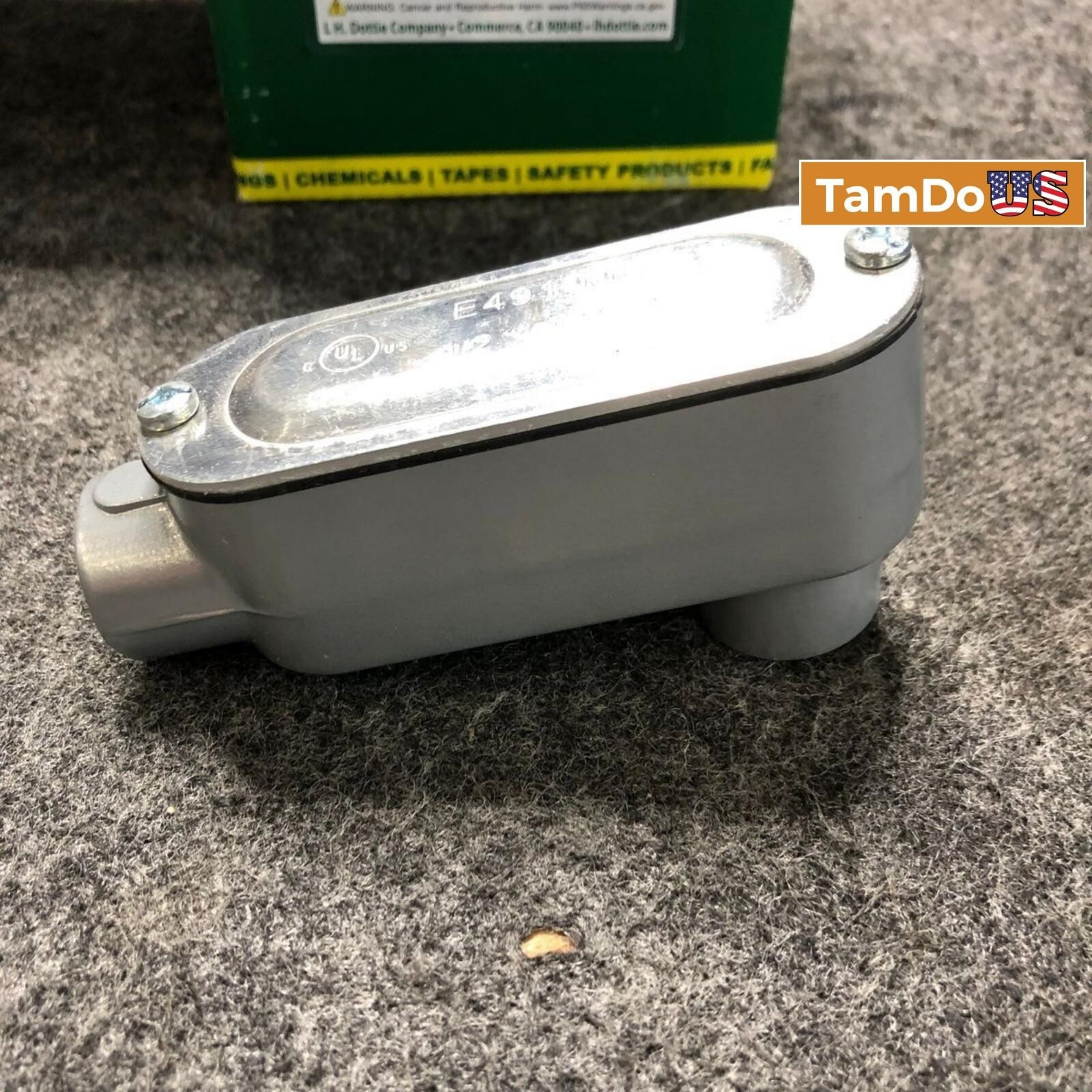 Dottie LB50CG 1/2 In LB Threaded Conduit Body with Cover & Gasket | eBay