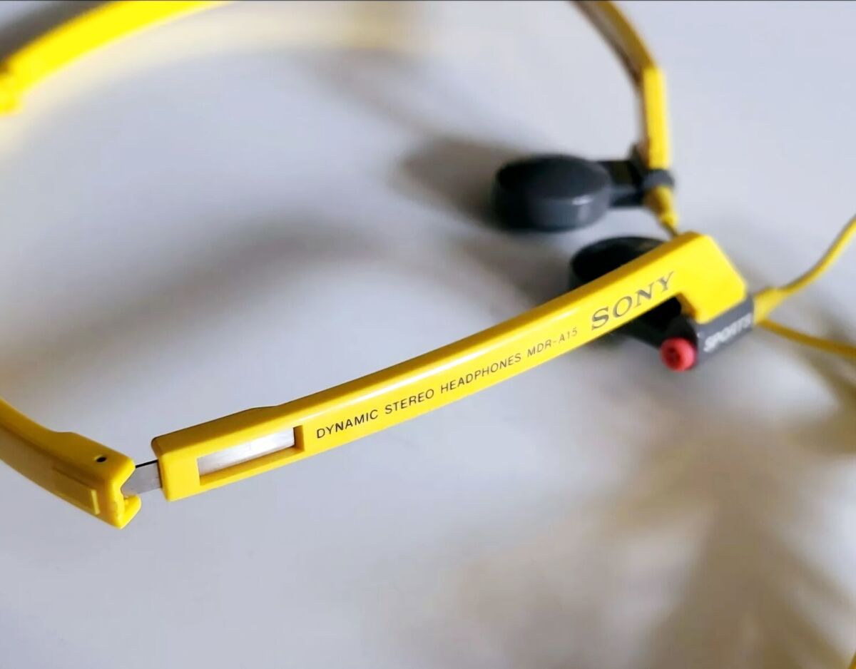 Retro Sony Sports Mdr-w14 Walkman Stereo Headphones Vintage Retro Sony Sports Mdr-w14 Walkman Stereo Headphones Vintage