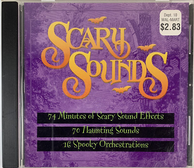 Scary Sounds CD 74 Minutes of Haunting Sounds ©2003 Halloween 🎃 ...