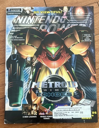 Nintendo Power Vol 186 Magazine, Dec 2004, Metroid Cover, w/ Metroid ...