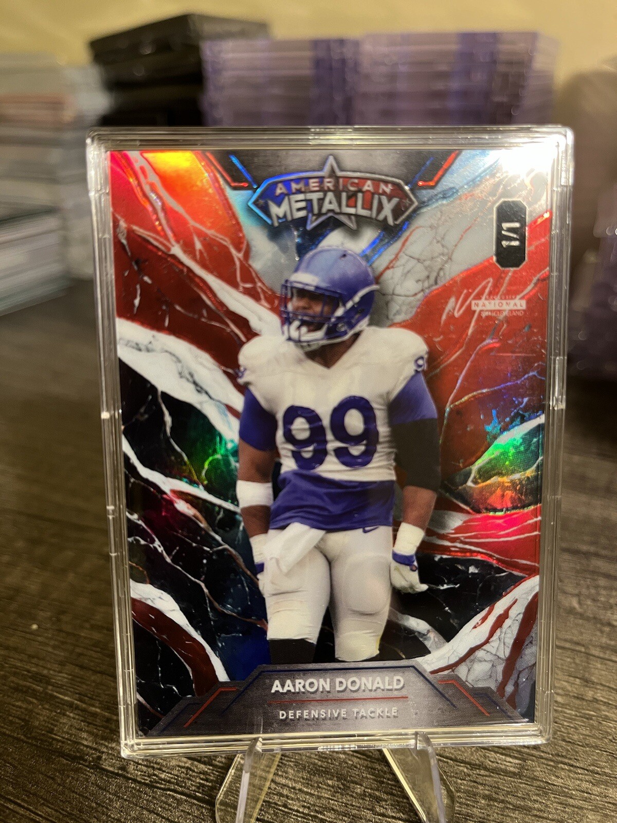 Aaron Donald Wild Card American Metallix 1/1 | eBay