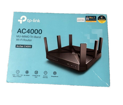*OPEN BOX* TP-LINK Archer AC4000 Tri-Band Wi-Fi 5 Router - C4000 ...