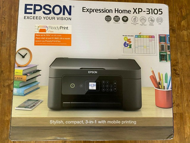 Epson Expression Home Xp-3105 A4 Colour Multifunction Inkjet Printer ...