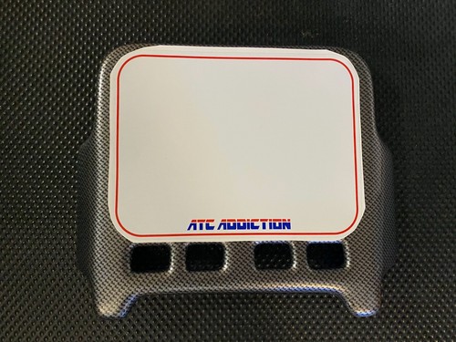 ATC Addiction Front Number # Plate Black Carbon Fiber! 250R 350X 200X ...
