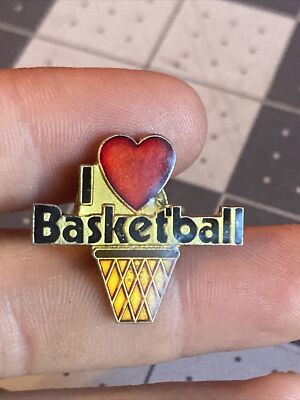 Vintage I ️ Basketball Enamel Pin Rare Item | eBay