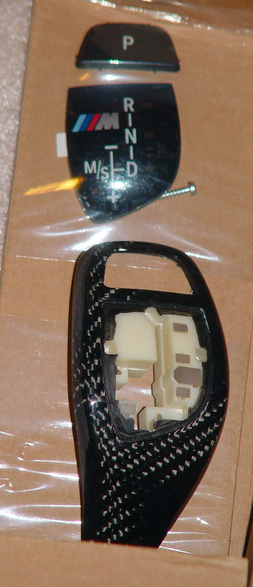 BMW M Performance Carbon Gear Knob Sport Shift Cover High Gloss F10 F11 ...