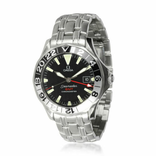 Omega Seamaster GMT 50th Anniversary Steel Black Dial Mens Omega Seamaster GMT 50th Anniversary Steel Black Dial Mens