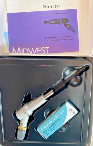 MIDWEST Shorty Air Motor Two-Speed 4 hole 710024D Dental Handpiece ...