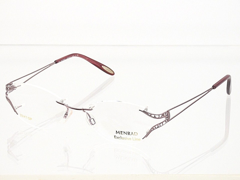 MENRAD 13508 23KT GP Exlusive Line eyeglass frame Brille 53/16/135 ...