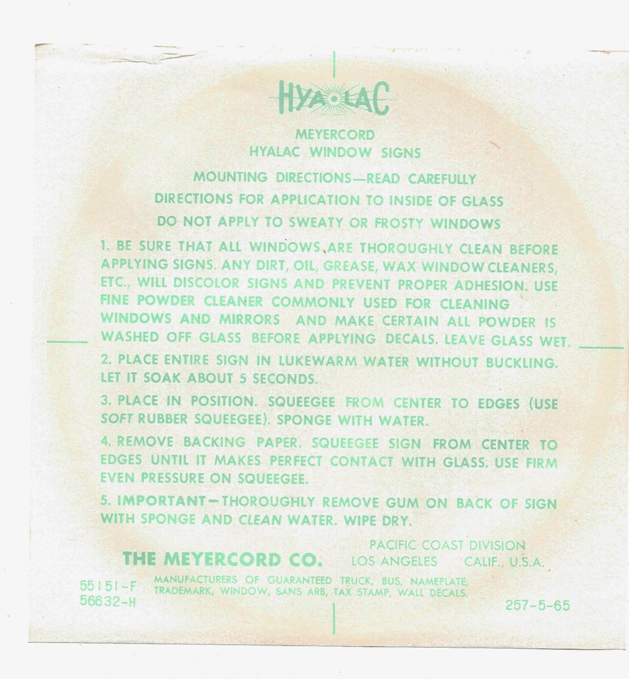 60s Vintage Auto Racing Decal ISKY Iskenderian 555 five inch round ...