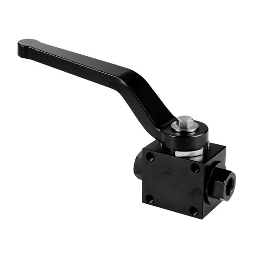 New Brake Line Lock Shut Off Valve Black 1/8" NPT Billet Aluminium ...