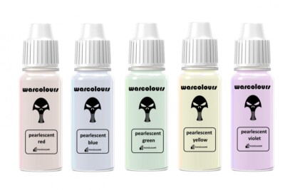 warcolours pearlescent paint pearl set 5 bottles wargaming paint | eBay UK