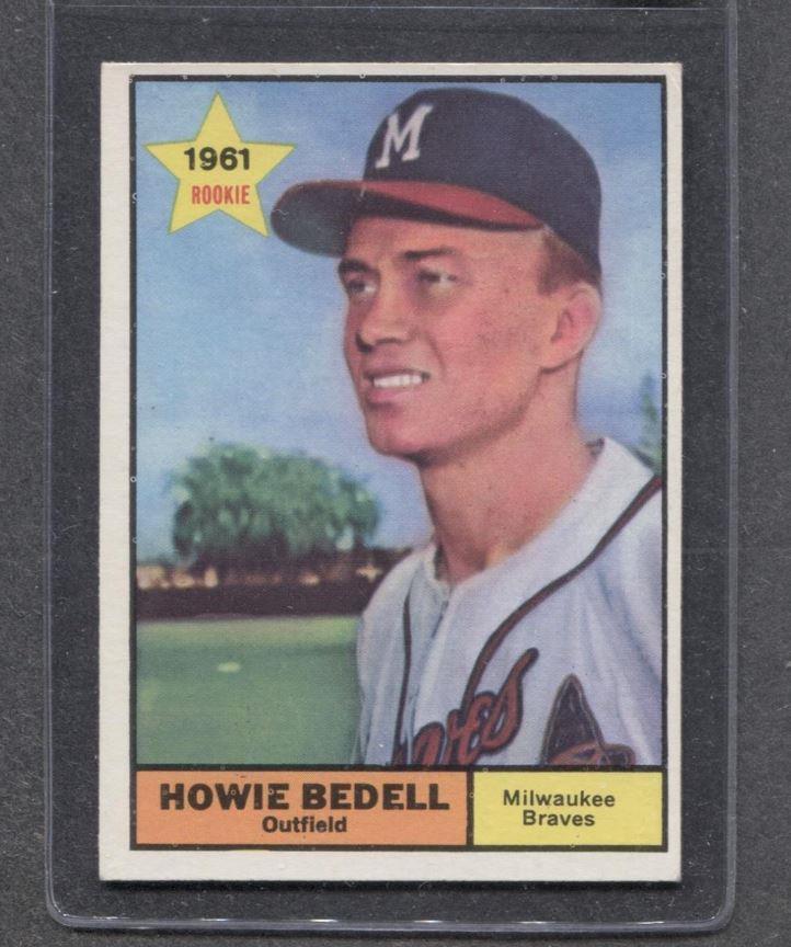 1961 Topps #353 Howie Bedell RC (Braves) Ex-Mt (Flat Rate Ship) | eBay