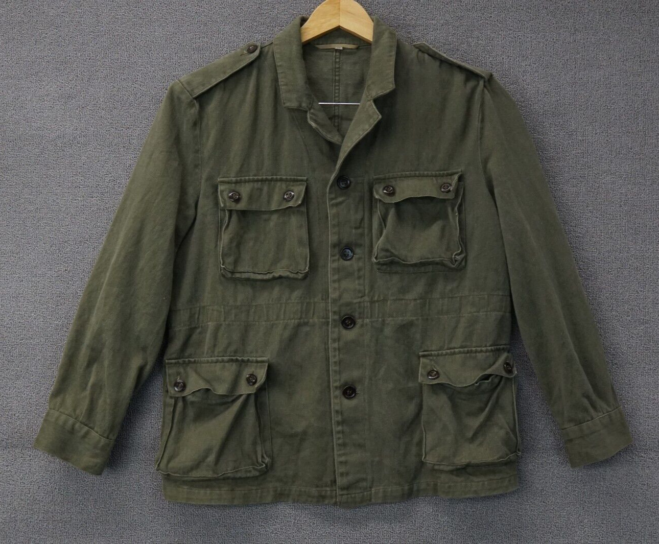 Vintage Canadian Military Field Jacket Men's Green Si… - Gem