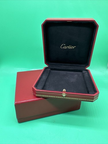 Cartier Presentation Red Case Empty Box Only with Original Outer Box | eBay