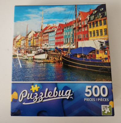 Puzzle Bug 500 Pieces Fully Interlocking - Nyhavn Pier Copenhagen ...