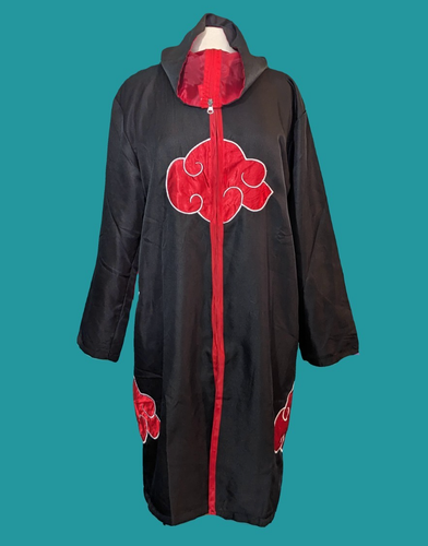 Unisex Anime Akatsuki Naruto Cloak Robe Preowned | eBay