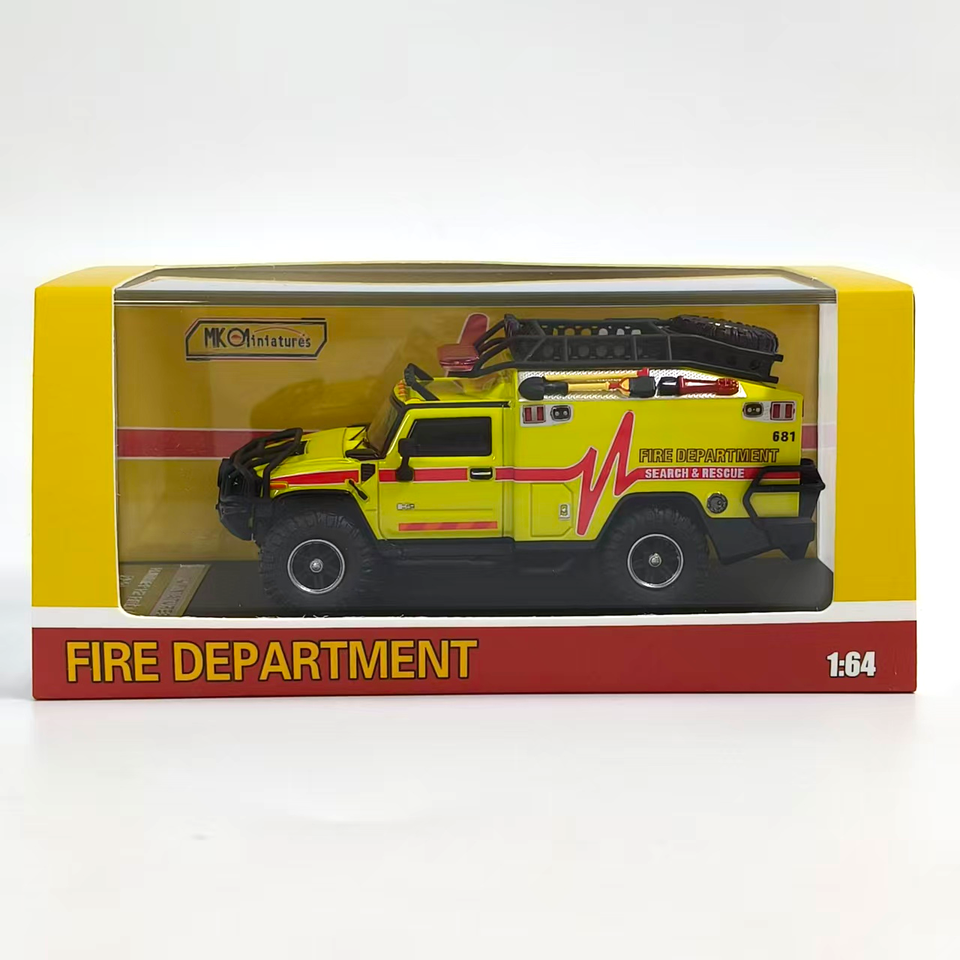 1:64 Hummer H2 Ambulance Transformer Alloy Diecast Car Model ...