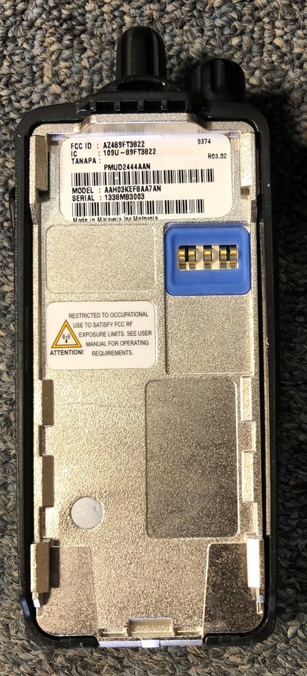 Set of 2 Motorola CP185 VHF Radio 136-174 Mhz VERY GOOD - Tested buy 1 ...