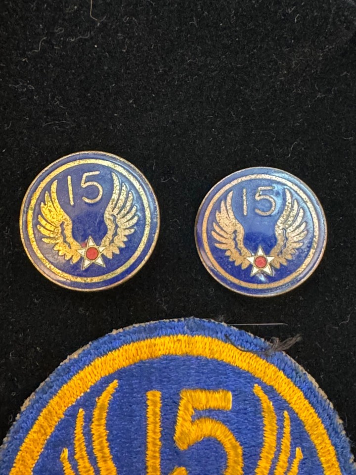Original WWII 15th Army Air Corps DI set and Sleeve Patch | eBay