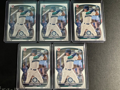 2023 Bowman Draft 1st Paper (5) Lot BD-177 Jonny Farmelo Seattle ...