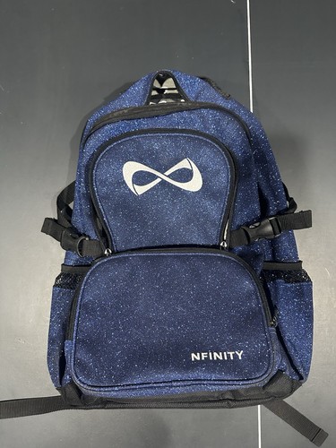 NFINITY Blue Sparkly 4 Pocket Backpack | eBay