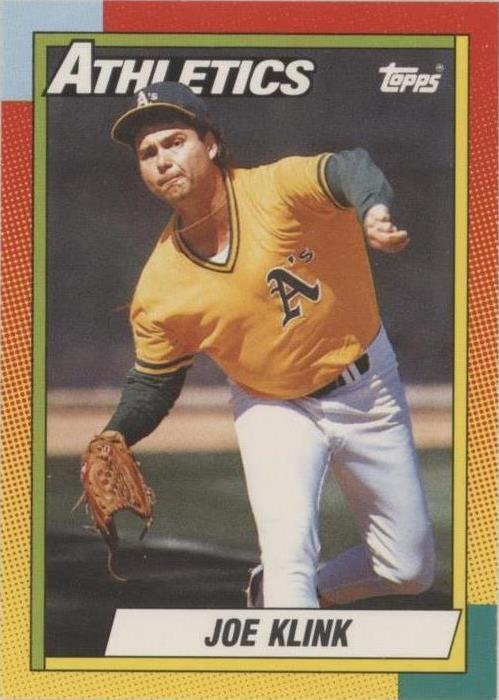 1990 Topps Traded - Joe Klink #51T Factory Set White Back (RC) for sale ...