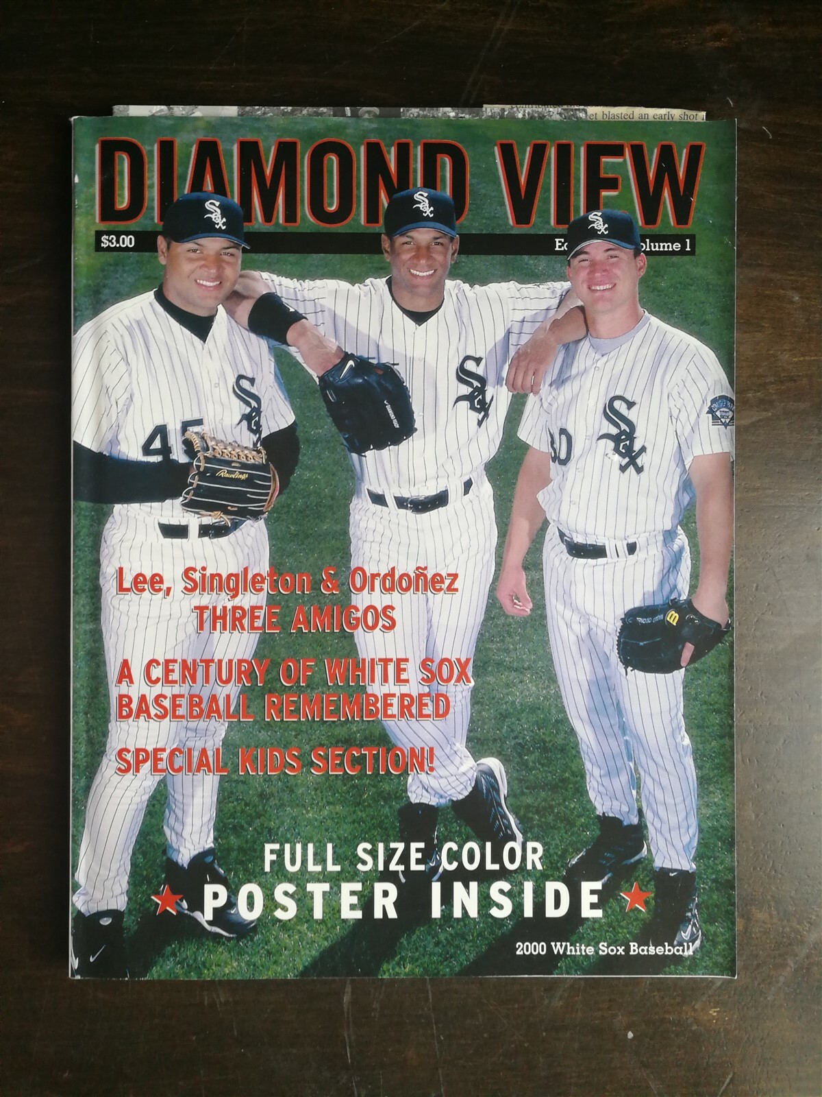 Chicago White Sox MLB Baseball 2000 Diamond View Magazine - with Poster ...
