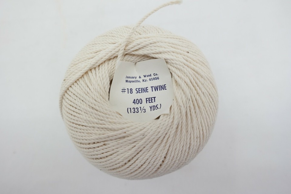 January & Wood Co #18 Seine Twine 400 Ft T5 | eBay