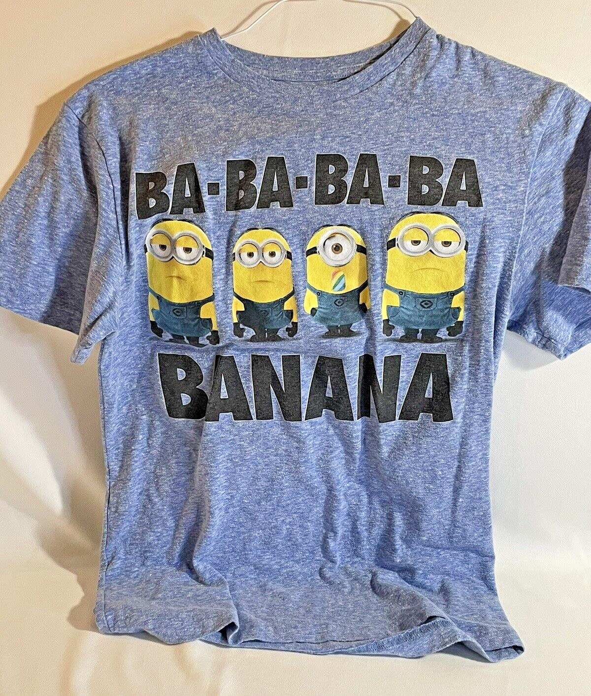 Despicable Me 2 Minions Ba Ba Ba Ba Banana Blue T Shi… - Gem