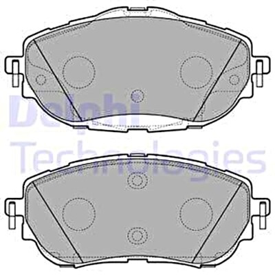DELPHI Disc Brake Pad Set For TOYOTA Auris Touring Sports Estate 04465 ...