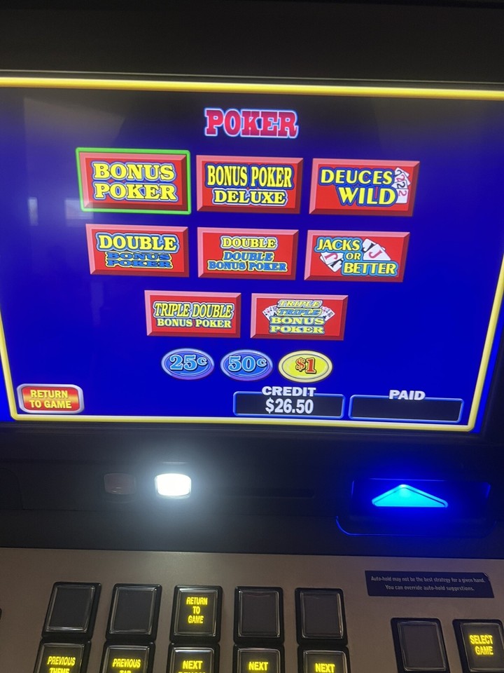 IGT AVP slot machine Multi Denom, Now with Roulette, diamond Queen | eBay