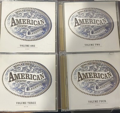 American Country Legends 4-CD Set 4 Volume's | eBay