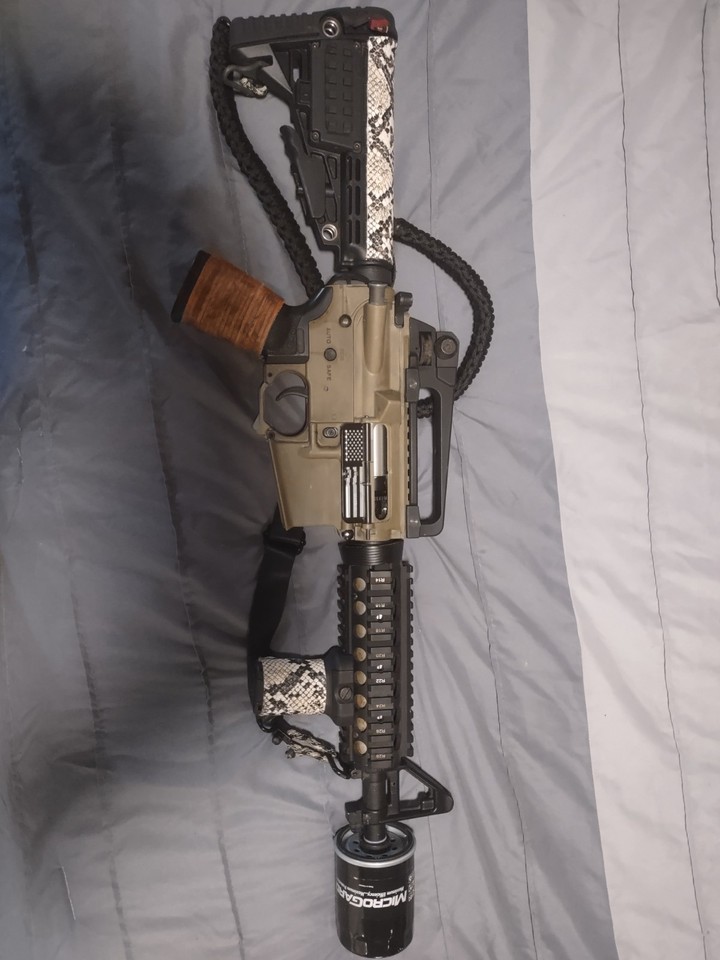 Airsoft M4 Custom Apocalypse Style Rifle Build. Specna Arms | eBay