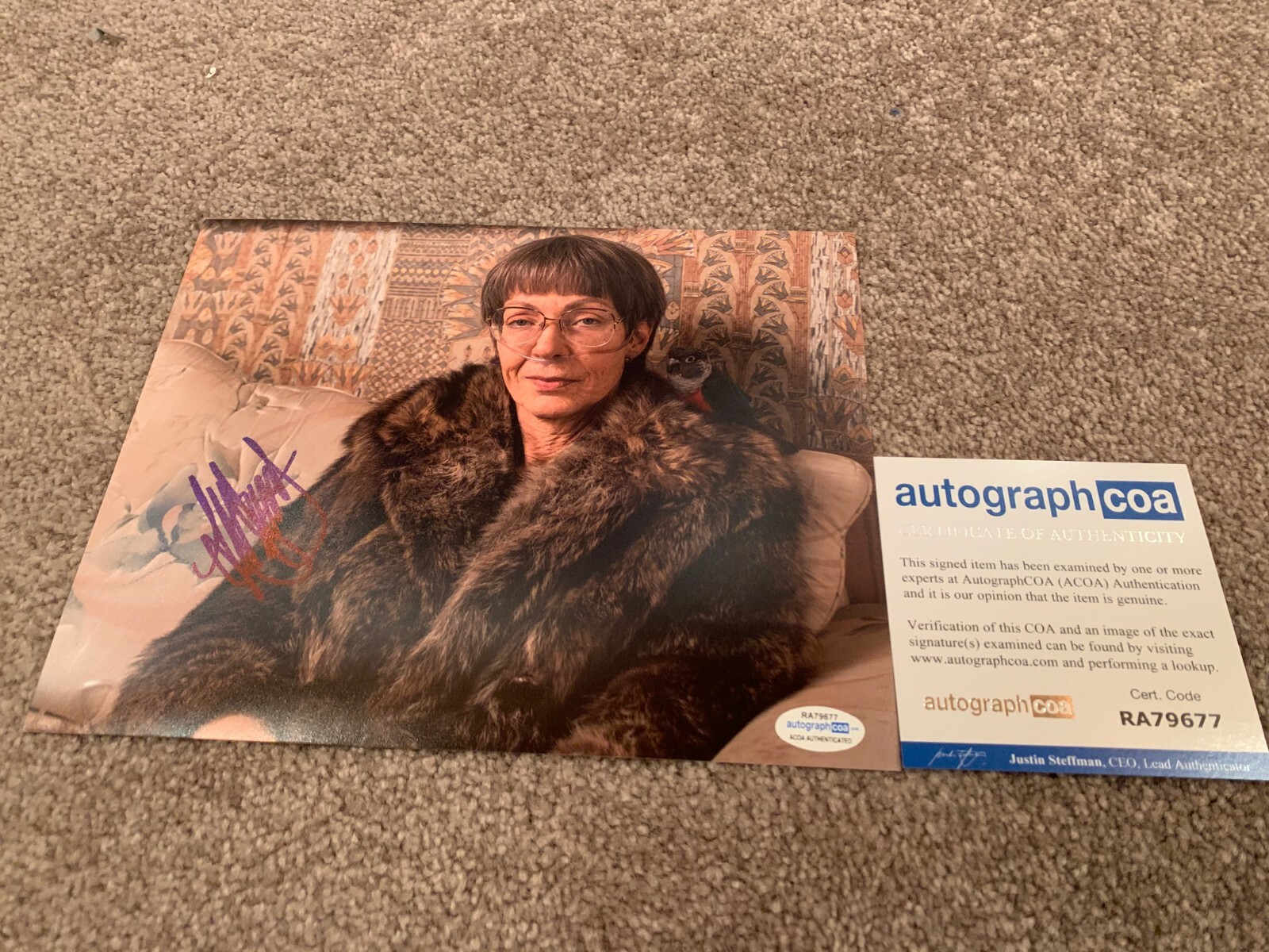 Allison Janney signed photo 8x10 proof ACOA autographed I Tonya RACC | eBay
