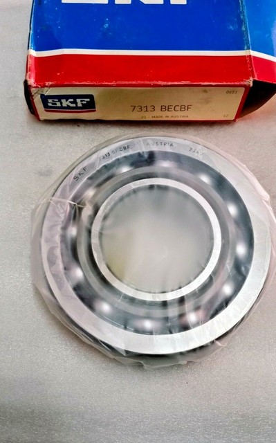 7313 Becbf SKF Austria Angular Contact Ball Bearing 65x140x33 Mm Steel ...