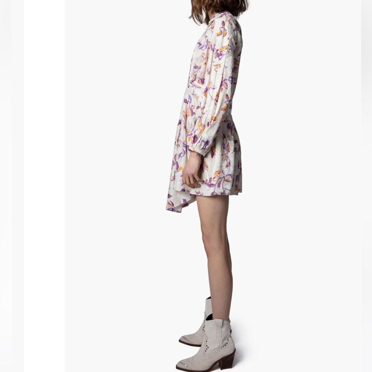 Zadig & Voltaire Rivage Jac Cut Flowers Silk-Blend Dress NWT Zadig & Voltaire Rivage Jac Cut Flowers Silk-Blend Dress NWT