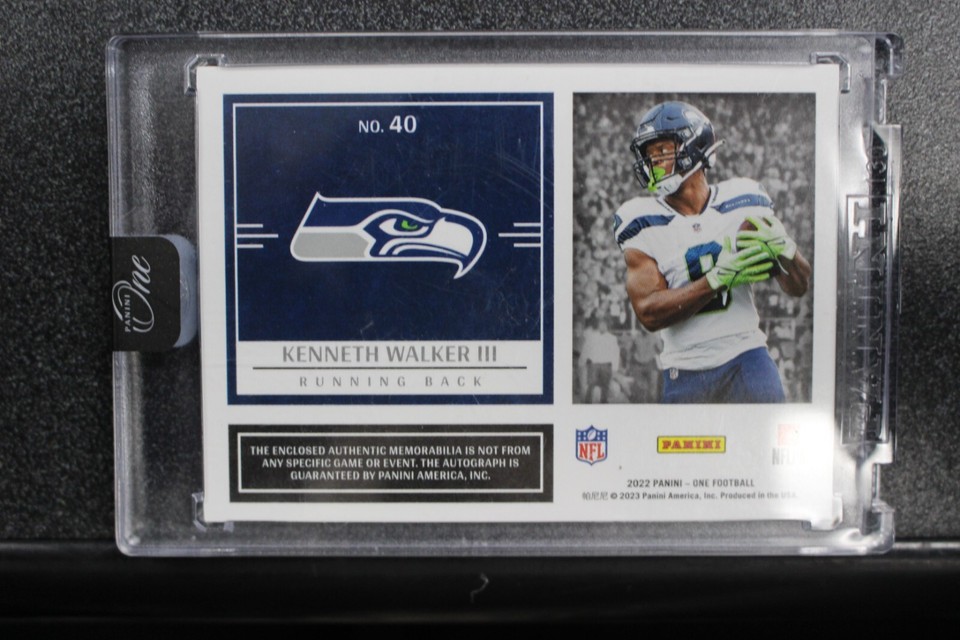 2022 Panini One Rookie Patch Auto RPA Kenneth Walker III /25 | eBay