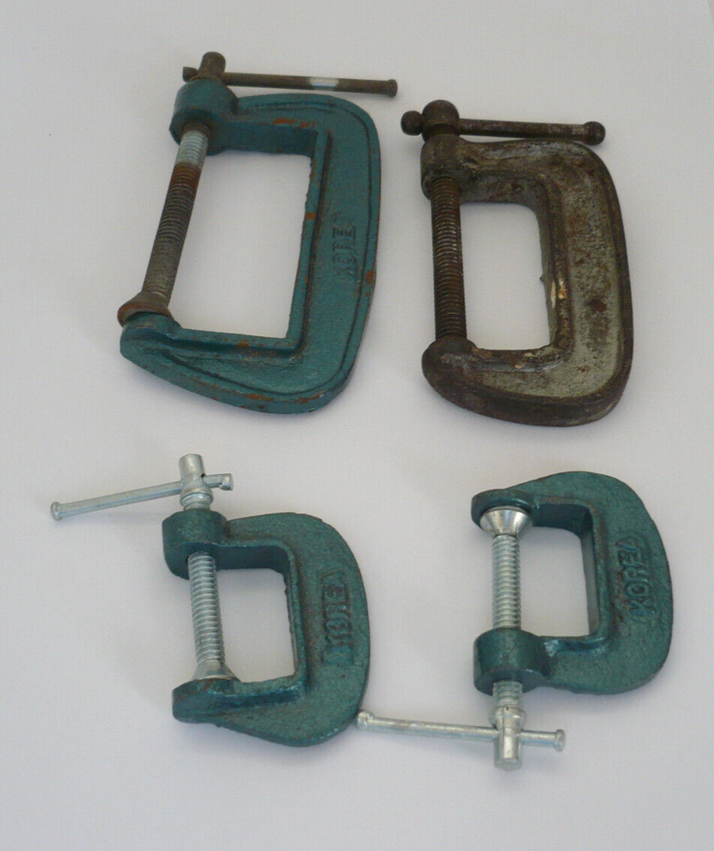 Vintage Assorted Clamps 1" 2" 2 1/2" Judd & No Name | eBay