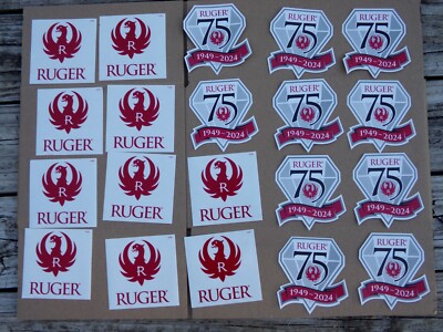 Genuine OEM Ruger 75th Anniversary Sticker Logo 4" x 4" Decal 20 ...
