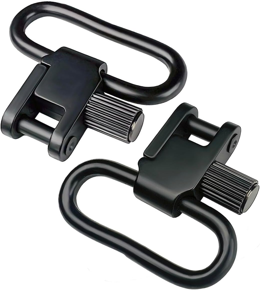2 Pcs QD Sling Swivel Mount, 1.25 Inch Sling Mounts, Quick Detach Push ...