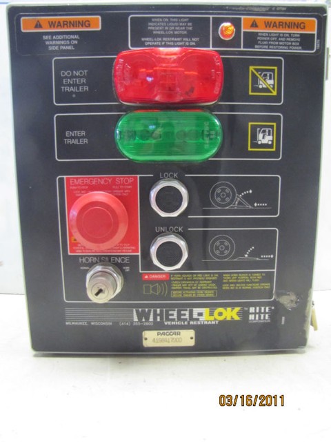 1 Rite-Hite Wl-200 Wheel-lok Vehicle Restraint NNB Make OFFER for sale ...