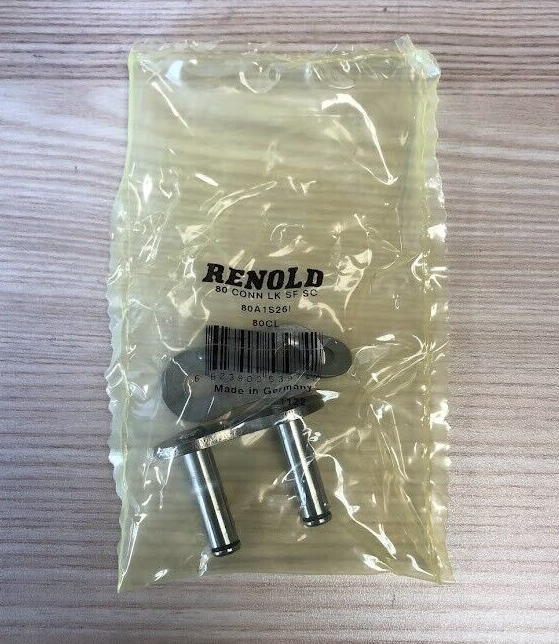 80A1S261 RENOLD 80CL ROLLER CHAIN CONNECTOR LINKS 80 CONN LK SF SC LOT ...