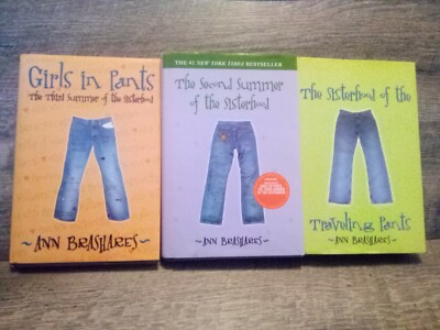 The Sisterhood of the Traveling Pants 1-3 Book Lot - by Ann Brashares ...