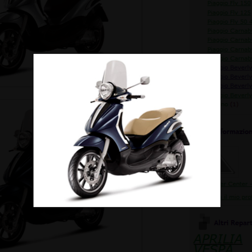 Original Front Shield Piaggio Beverly Tourer 125-300-400-500 Blue ...