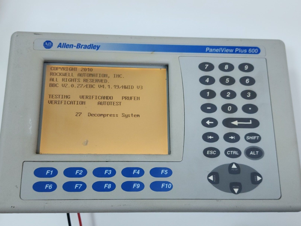 2711P-K6M20D SER D ALLEN BRADLEY PANELVIEW PLUS 600 HMI 2711P-K6M20D | eBay