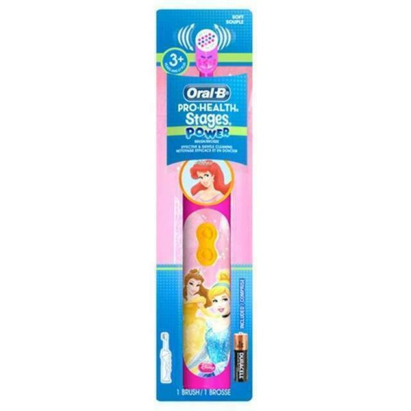 Oral-B Disney Princess Soft Power Toothbrush for Kids Aged 3 and Up for ...