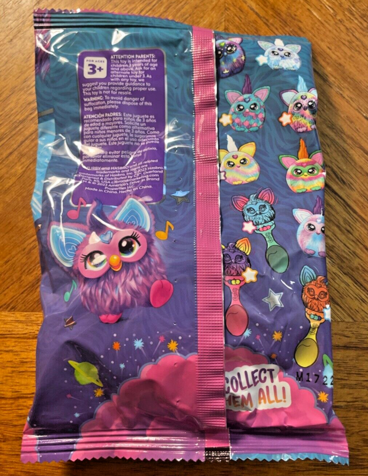 Sonic Wacky Pack Furby Collectible Plush Toy Sealed Unopened Purple ...